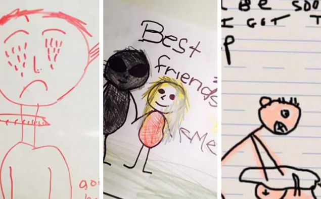 These hilarious kids' drawings will creep you out