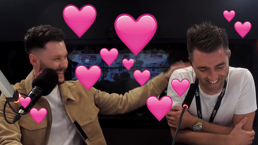 Stace & Flynny try to set up pop star Calum Scott with producer MU