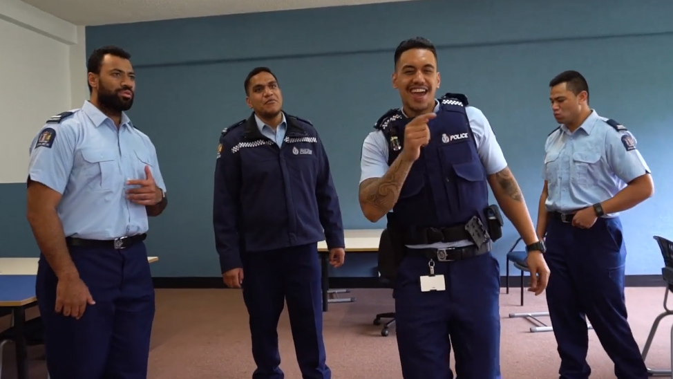 Kiwi police's stunning A Capella performance will blow you away