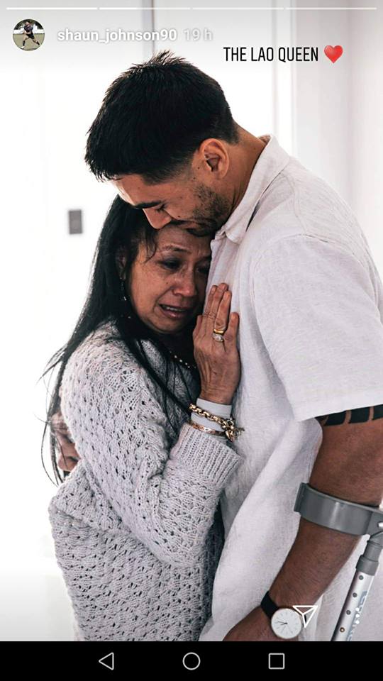 How Shaun Johnson's mum reacted to her son's engagement news