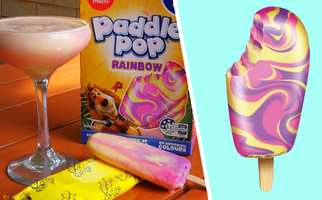 It turns out Rainbow Paddle Pop cocktails are a thing and they look so ...