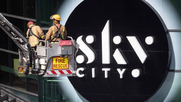 SkyCity fire: First photo from inside Convention Centre reveals extent ...