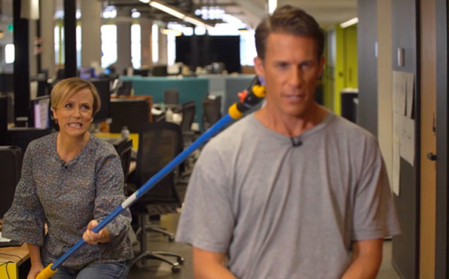 Hilary Barry ruins Jeremy Wells' hair on 'Seven Sharp' with hilarious ...