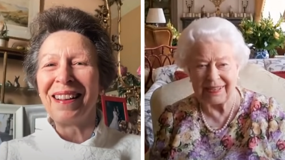 Watch Queen Elizabeth get a Zoom lesson from Princess Anne in clip from ...