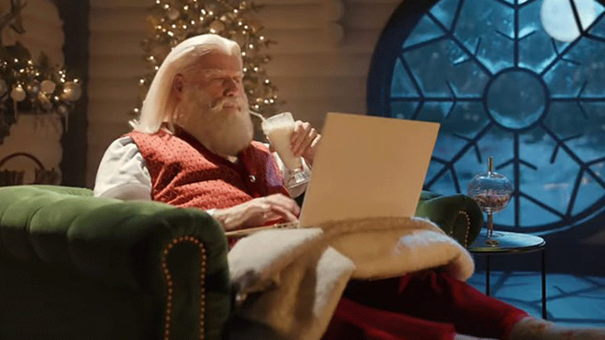 John Travolta stars as Santa Claus in new Pulp Fiction-themed advert ...