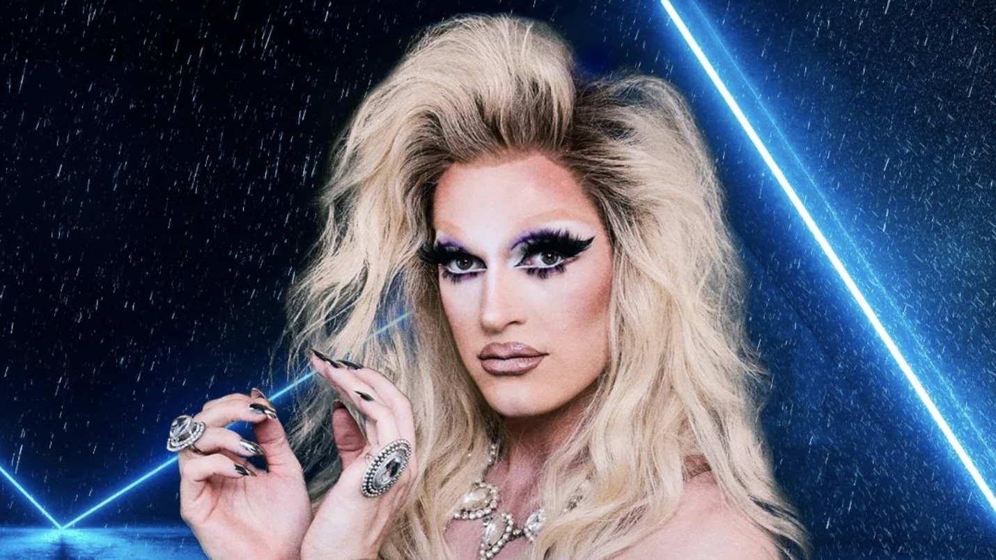 James Luck AKA Elektra Shock gives Jono and Ben their own drag queen names